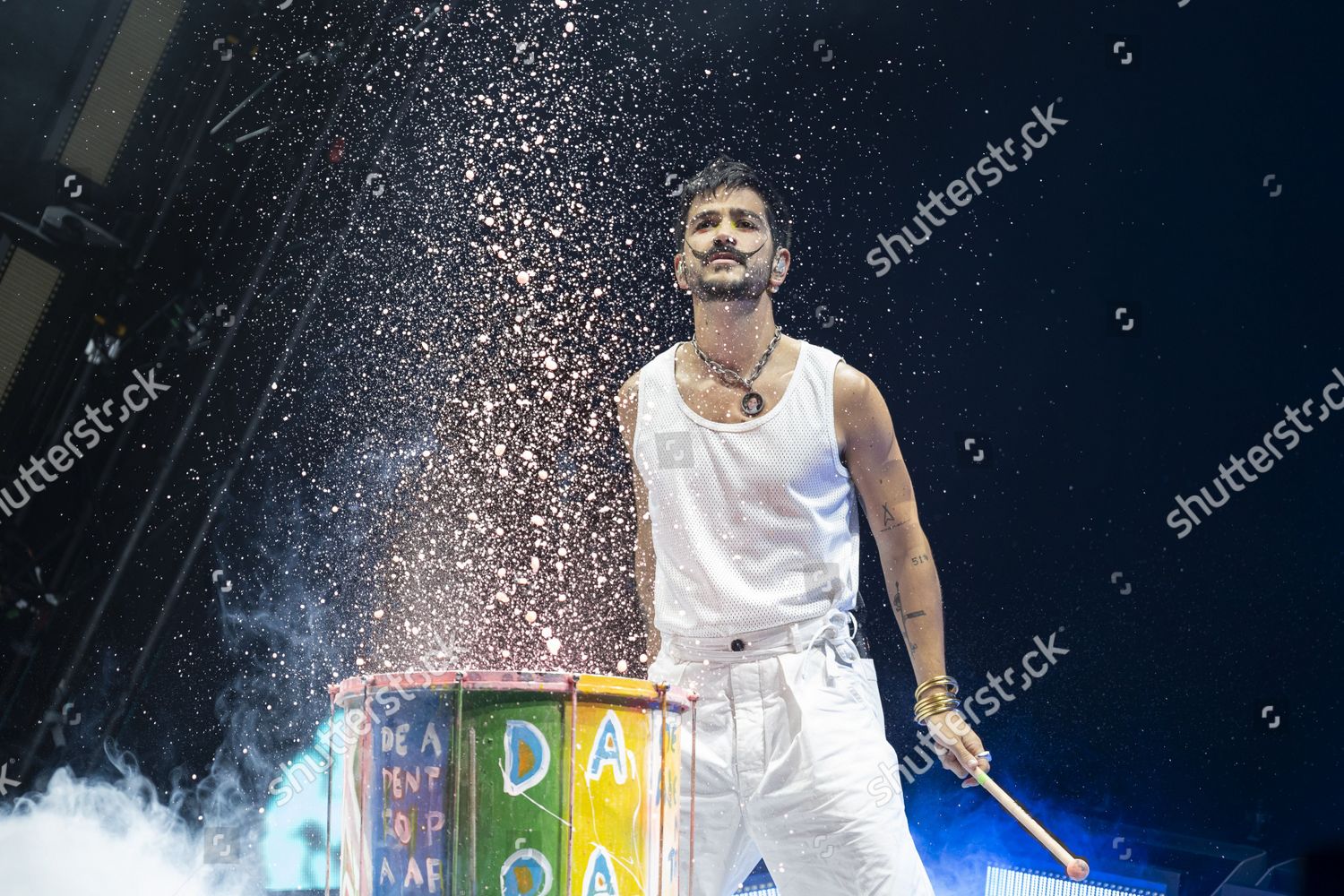 Colombian Singer Camilo Performs During His Editorial Stock Photo ...