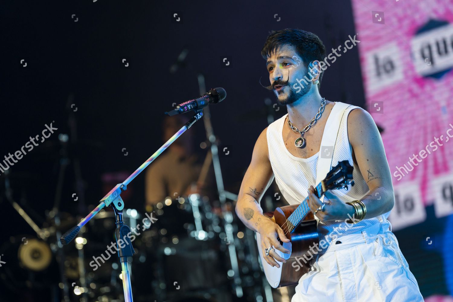 Colombian Singer Camilo Performs During His Editorial Stock Photo ...