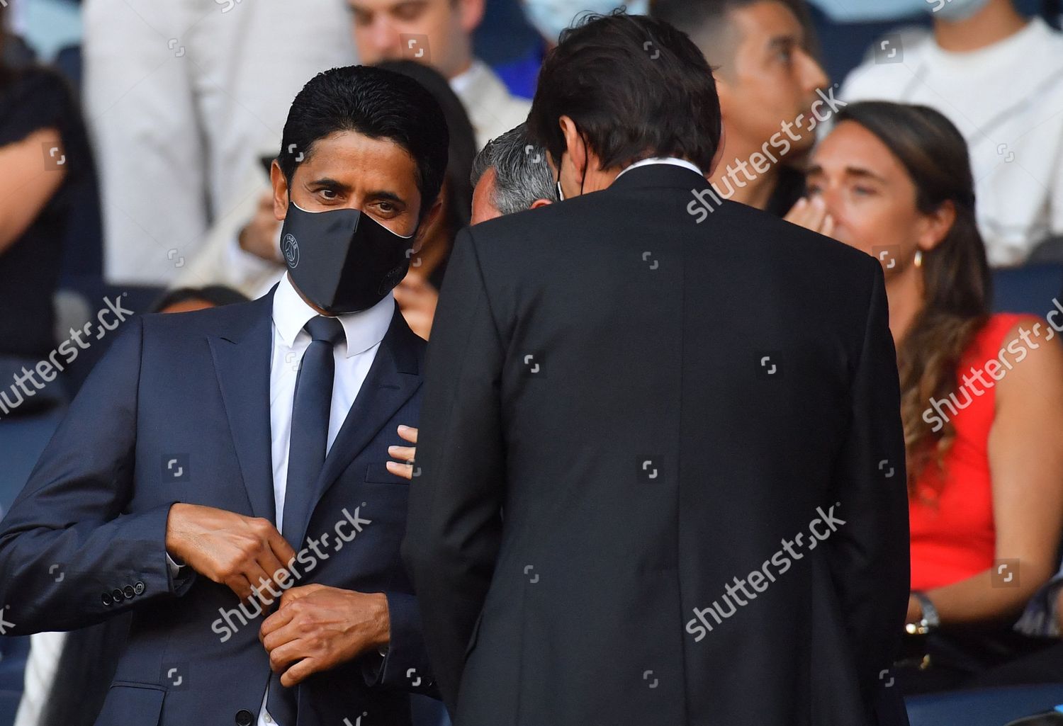 Paris Saintgermains Qatari President Nasser Alkhelaifi Editorial Stock ...