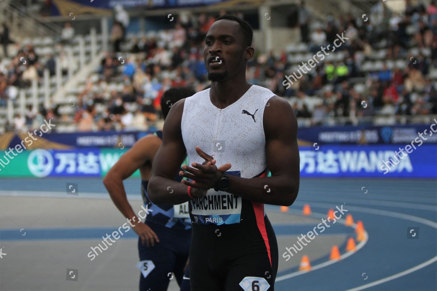 Hansle Parchment Jamaique 110 M Hurdles Editorial Stock Photo - Stock ...