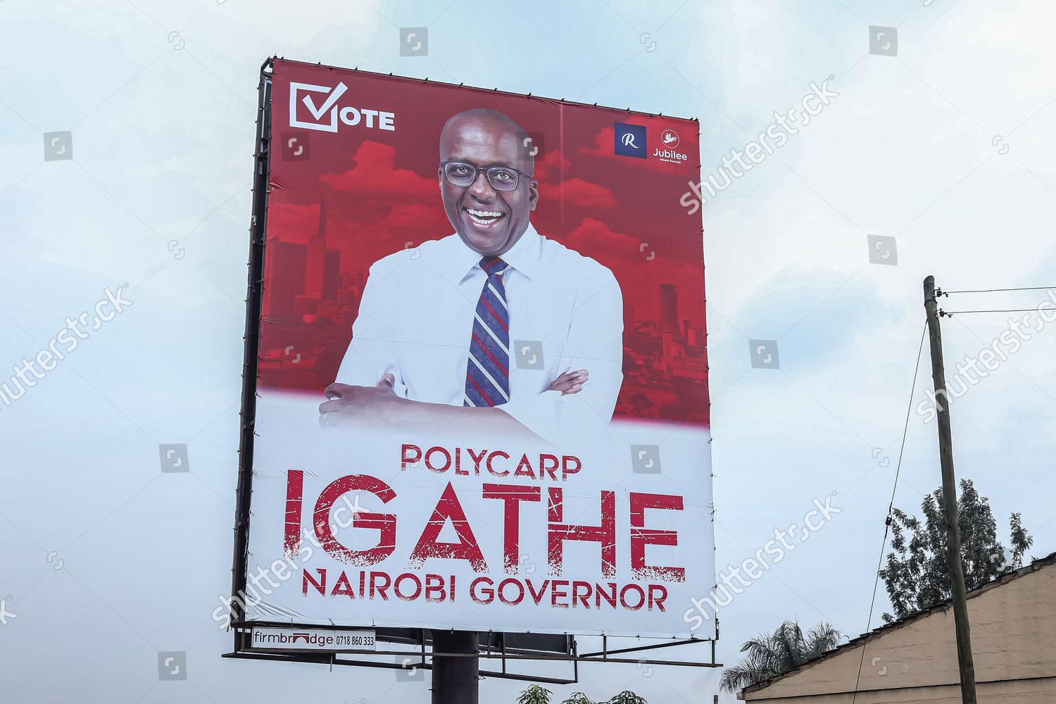 Political Campaign Billboard Picture Polycarp Igathe Editorial Stock ...