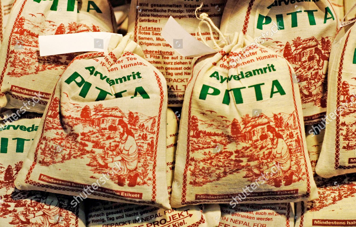 Pitta Tea Nepal Original Packaging Sales Editorial Stock Photo - Stock ...