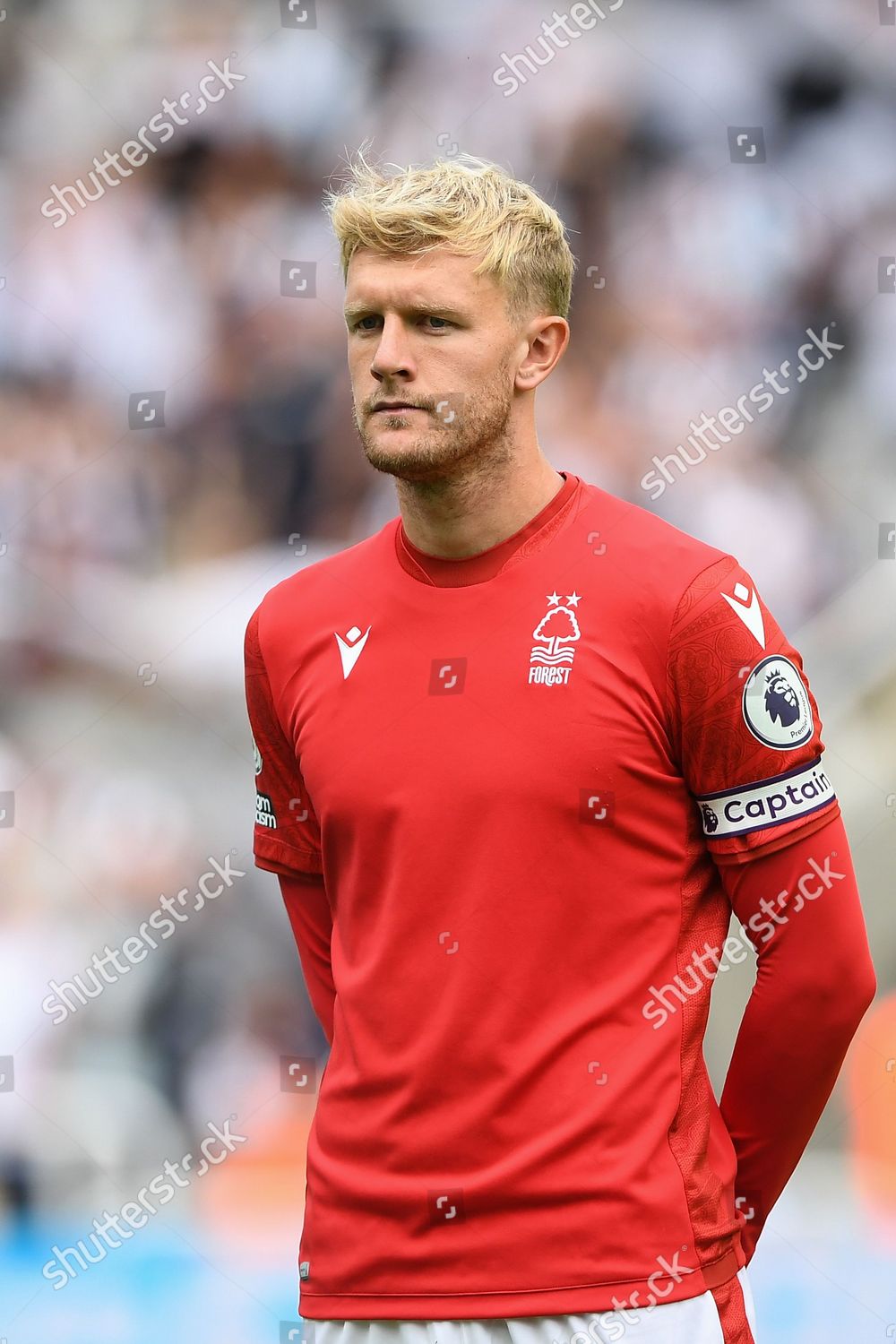 Joe Worrall Nottingham Forest Wearing Captains Editorial Stock Photo ...