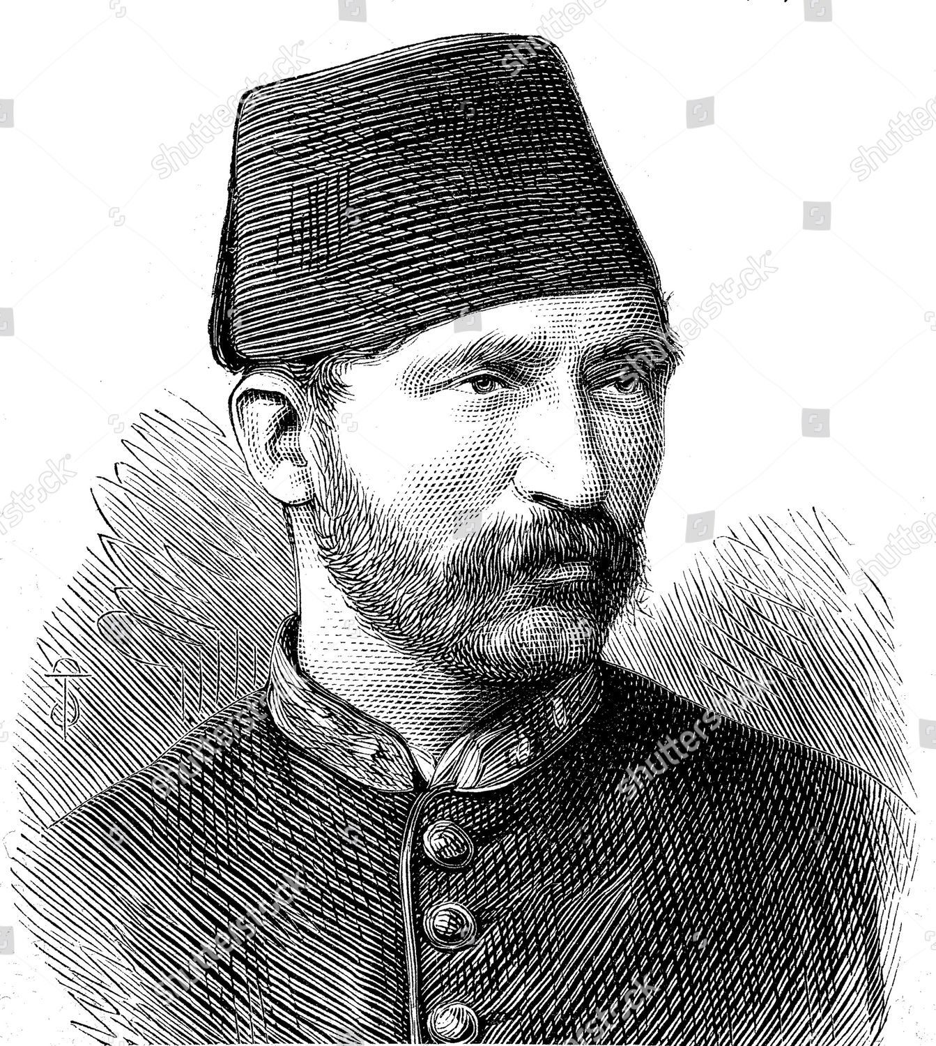 Suleiman Pasha Ottoman Soldier Turkey Turkish Editorial Stock Photo ...