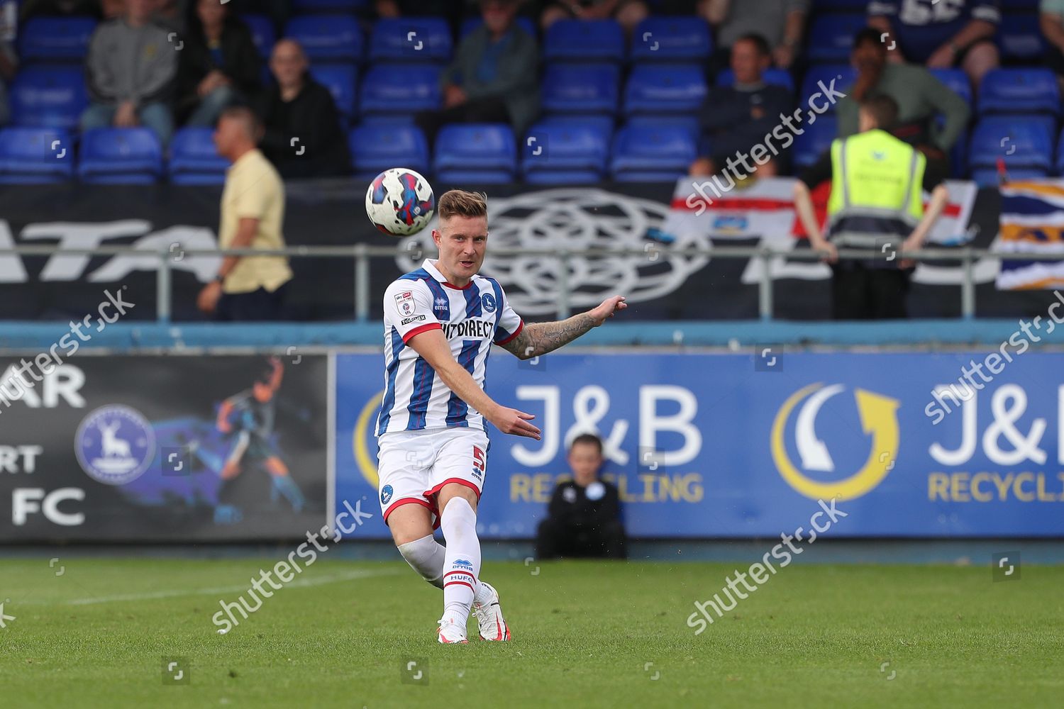 Euan Murray Hartlepool United During Sky Editorial Stock Photo - Stock ...
