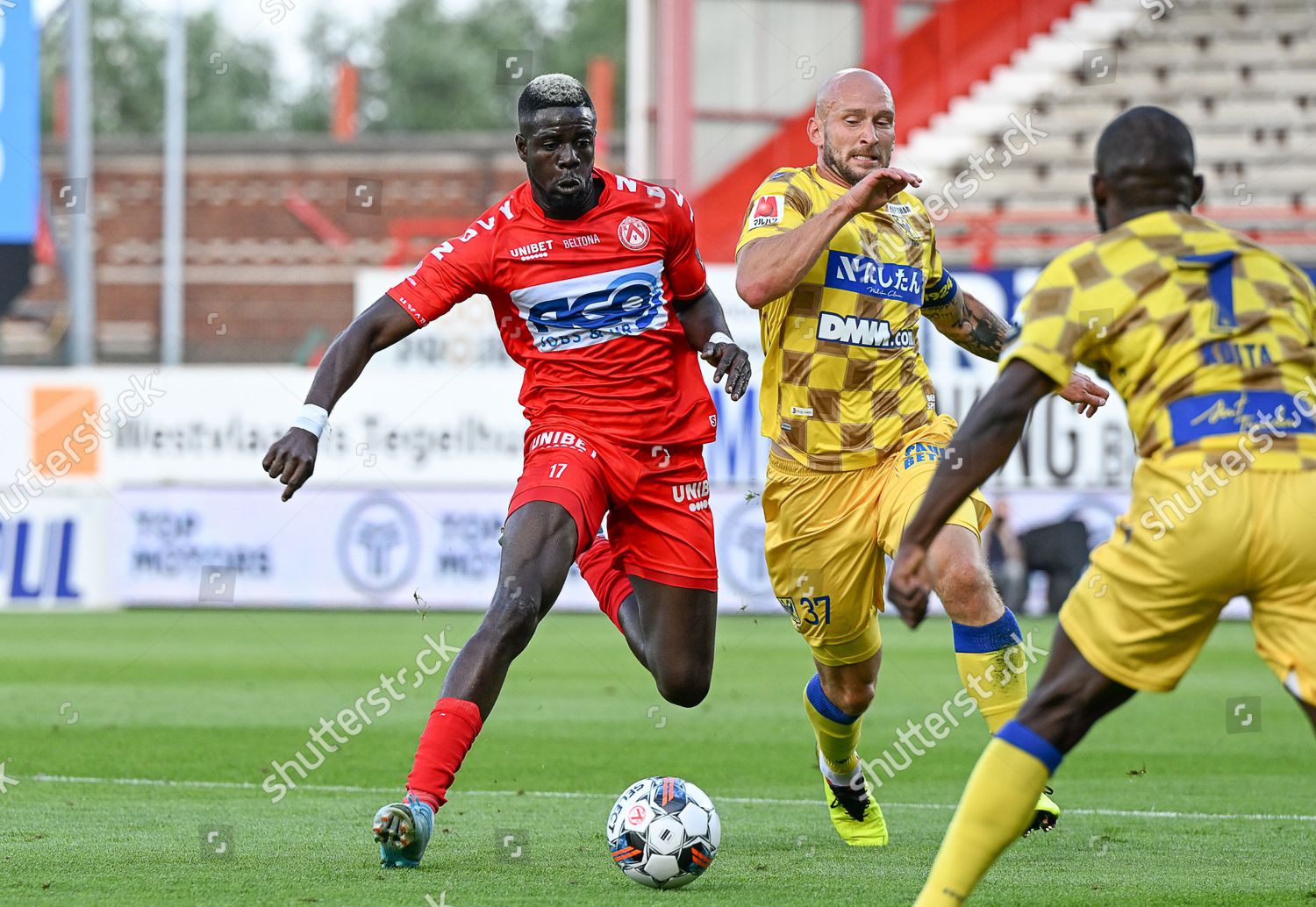Kortrijks Pape Habib Gueye Stvvs Toni Editorial Stock Photo - Stock Image | Shutterstock