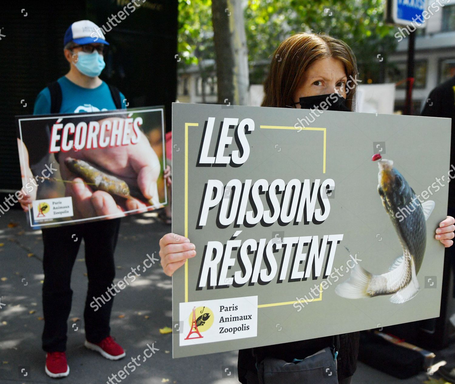 Paris Animaux Zoopolis Paz Supporters Protest Editorial Stock Photo ...
