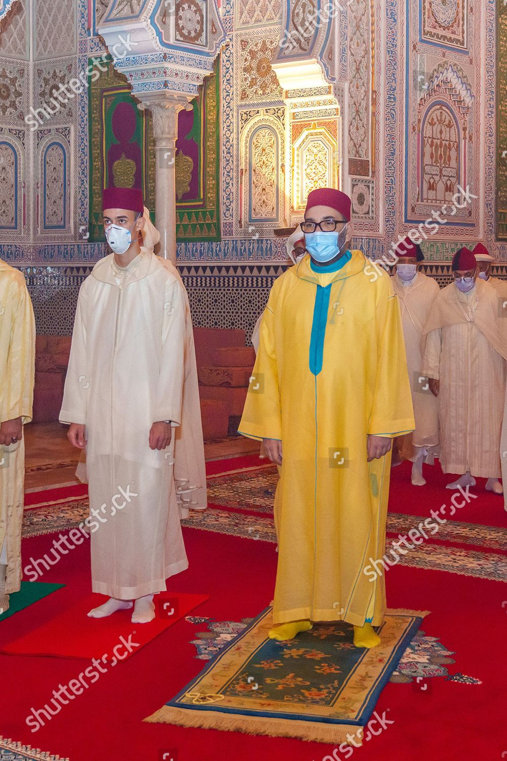 Moroccos King Mohammed Vi Center His Editorial Stock Photo - Stock ...