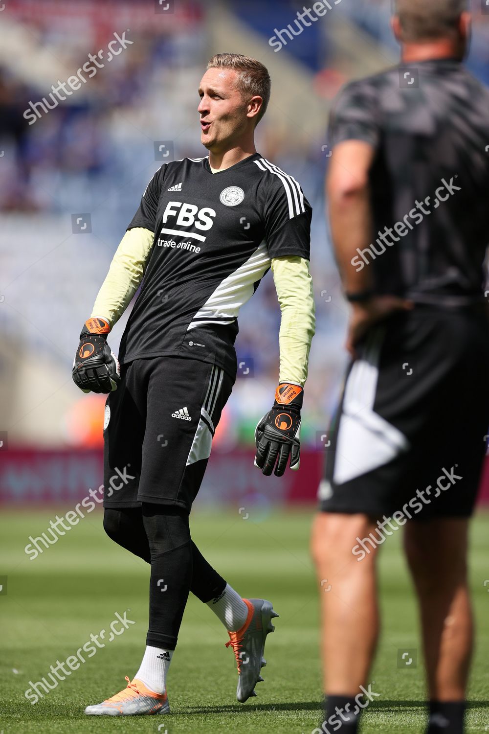 Daniel Iversen Leicester City Warms Ahead Editorial Stock Photo - Stock ...