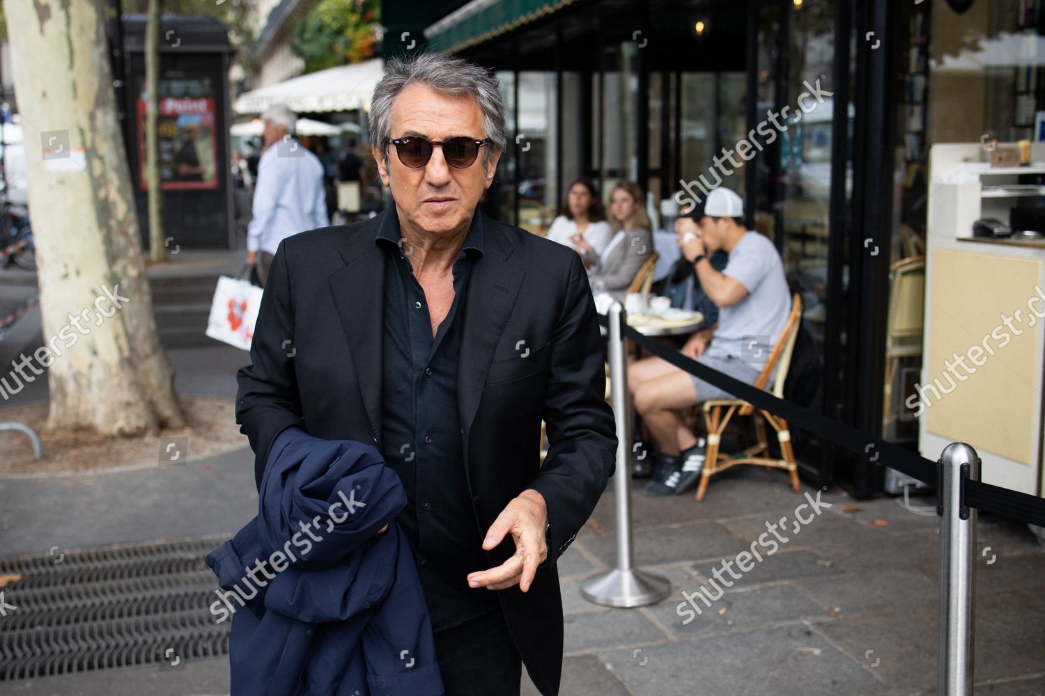 French Actor Richard Anconina Arrives Funeral Editorial Stock Photo ...