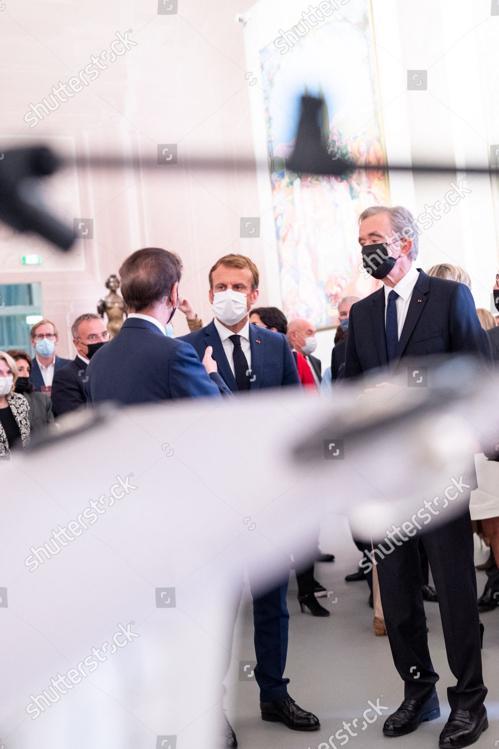 President Emmanuel Macron Et Bernard Arnault Editorial Stock Photo ...