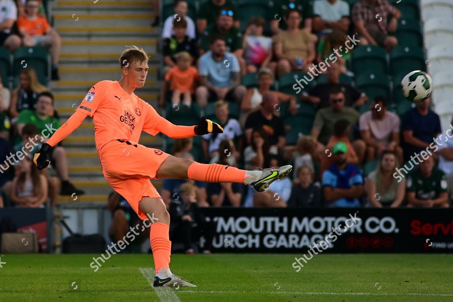 Lucas Bergstrom Goalkeeper Peterborough United During Editorial Stock ...