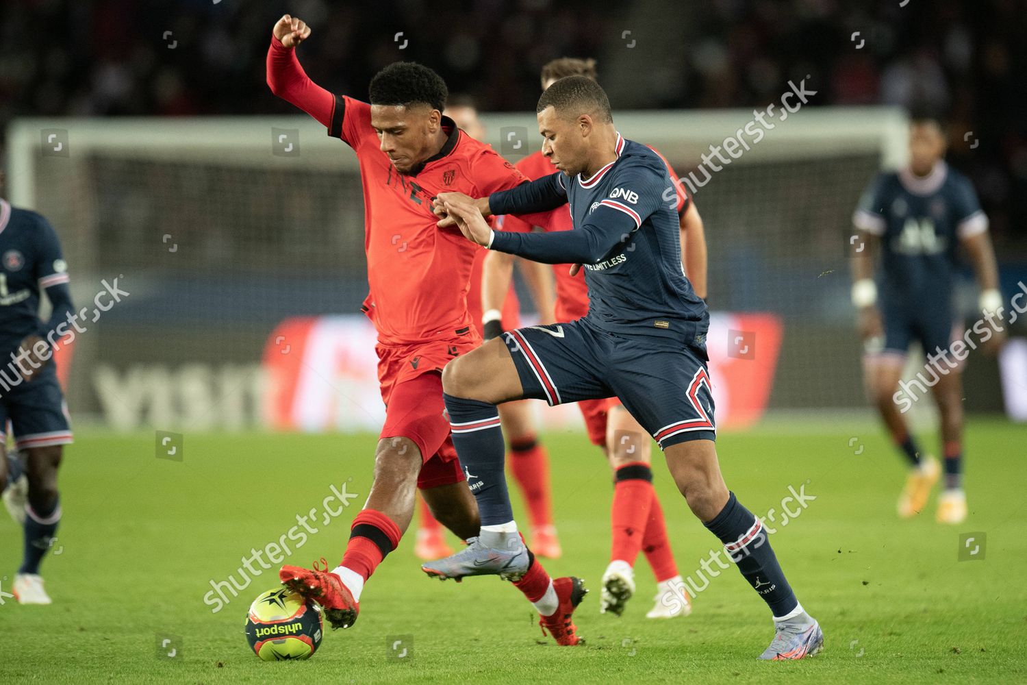 Kylian Mbappe Psg Action During Ligue Editorial Stock Photo - Stock ...