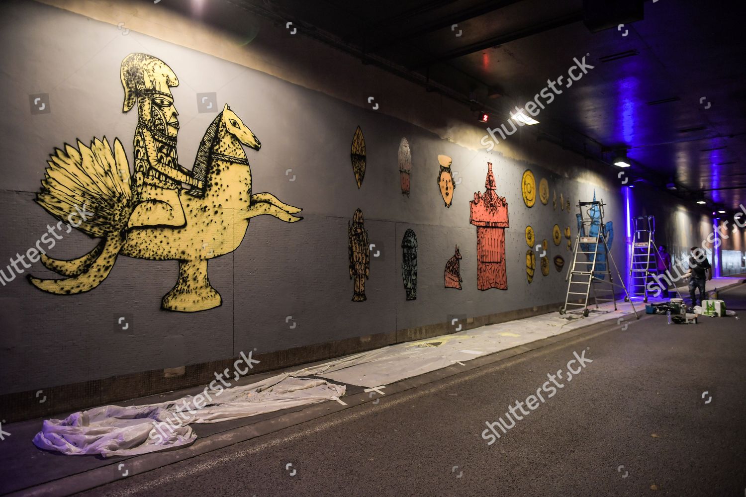 July 2022 Artwork By Artist Bault Editorial Stock Photo - Stock Image ...