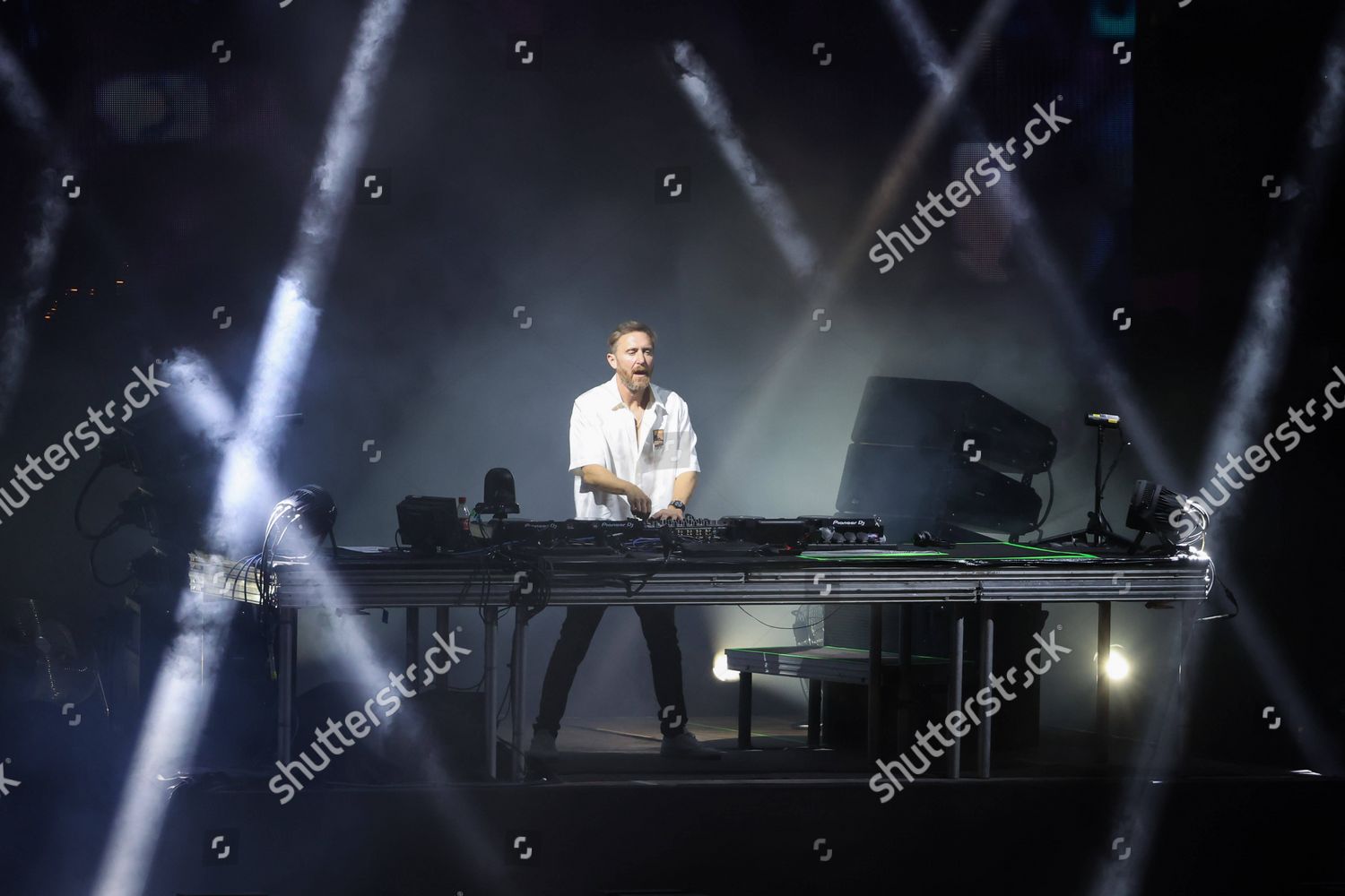 David Guetta French Dj On Les Editorial Stock Photo - Stock Image ...