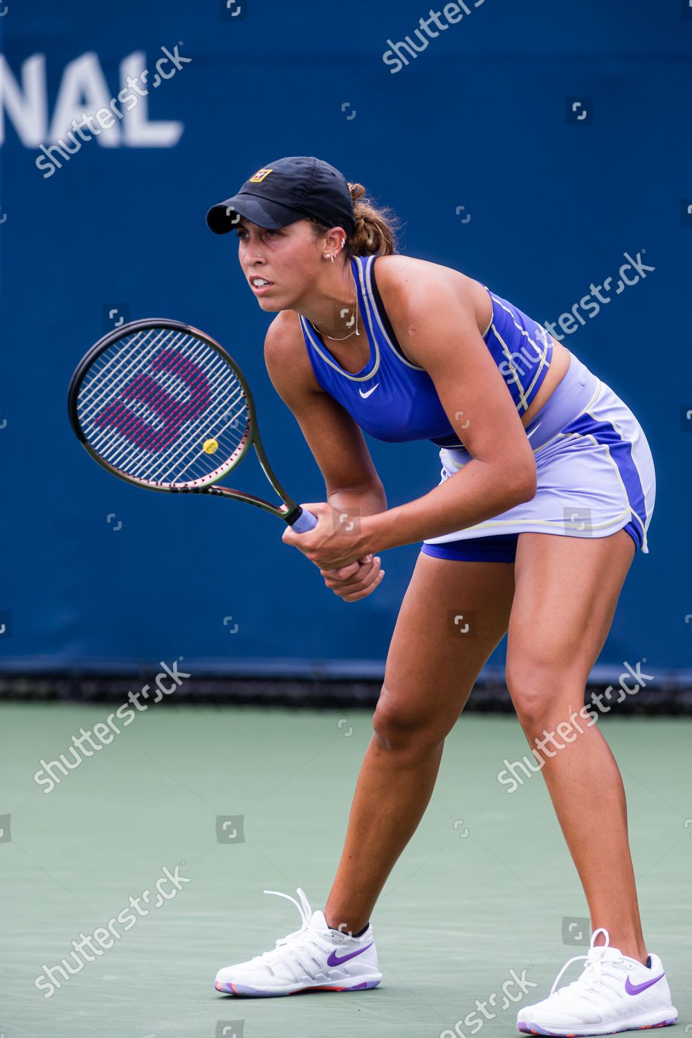 Madison Keys Usa Prepares Return Serve Editorial Stock Photo - Stock ...
