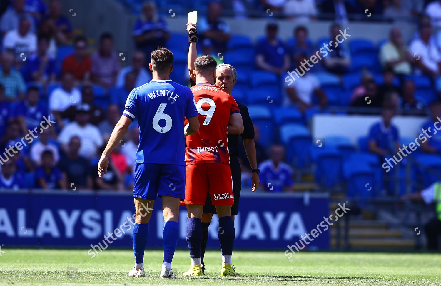Scott Hogan Birmingham City Booked Alleged Editorial Stock Photo ...