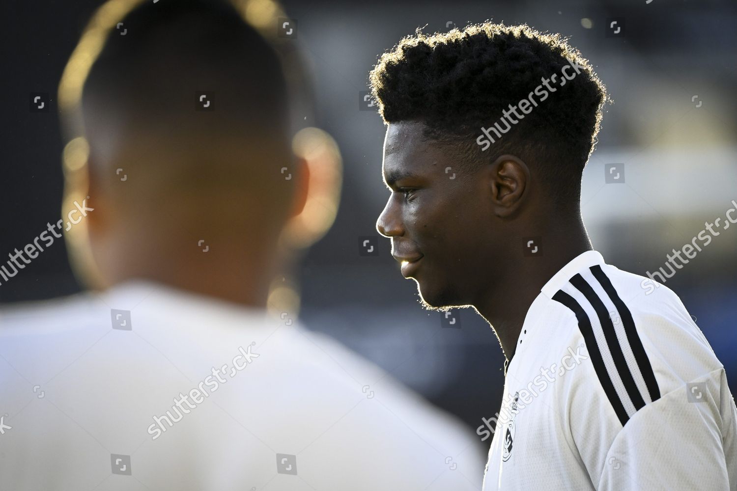 Real Madrid Player Aurelien Tchouameni Training Editorial Stock Photo ...