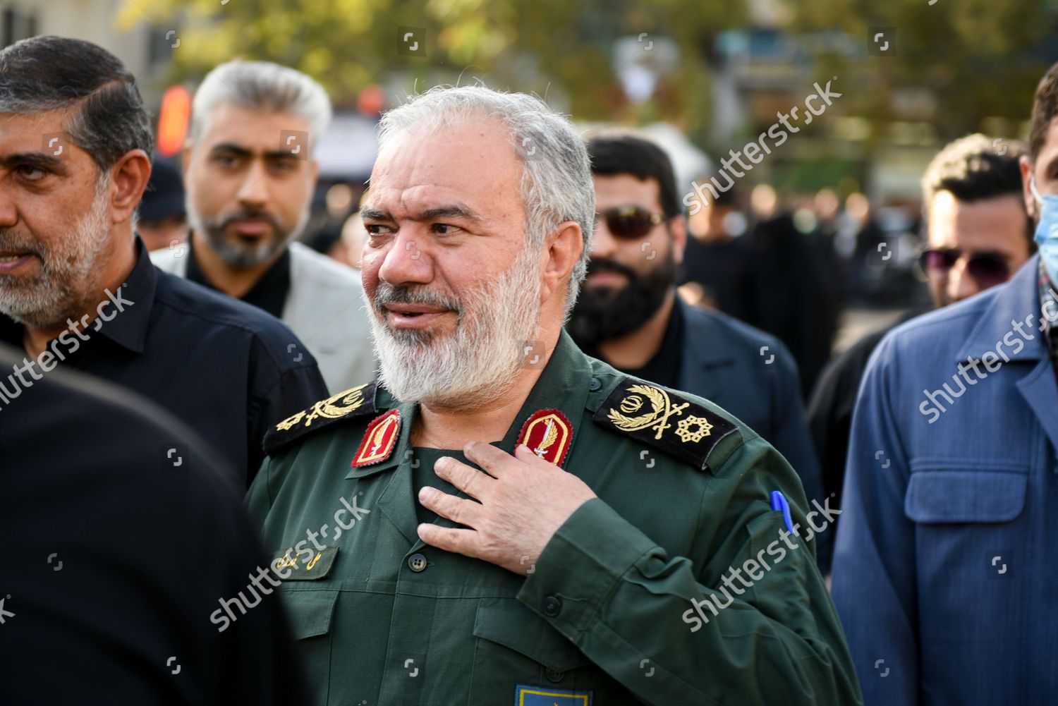 Deputy Commander Irans Revolutionary Guard Gen Editorial Stock Photo ...