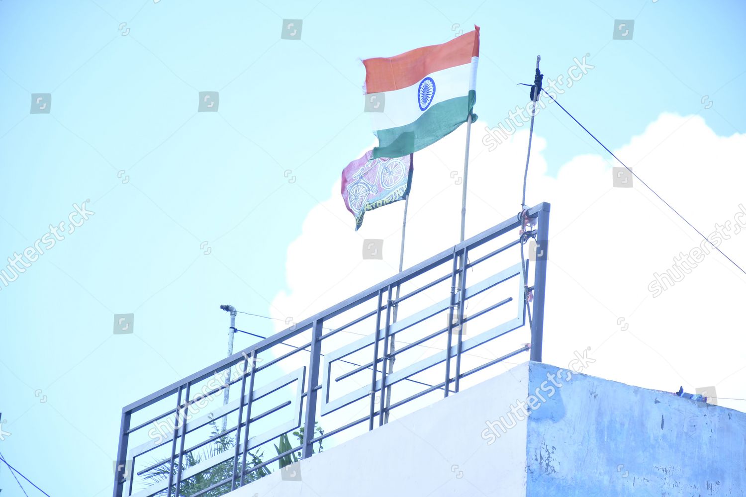 On Occasion Kranti Diwas Samajwadi Party Editorial Stock Photo - Stock ...