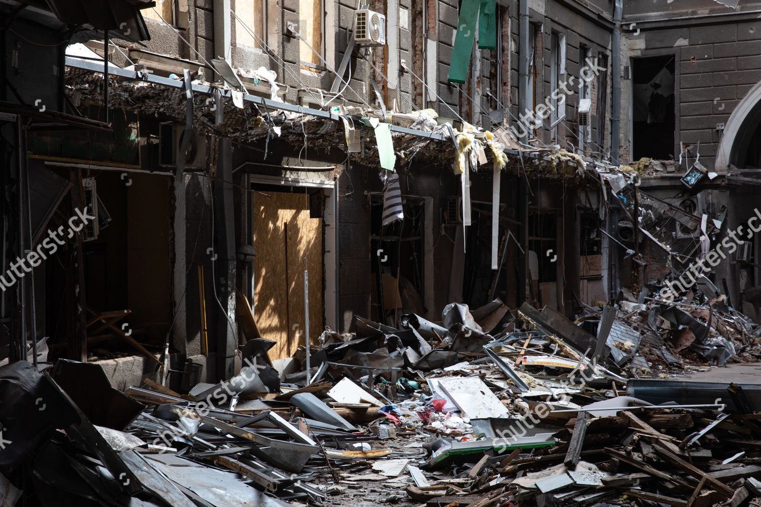 Broken Doors Windows Premises Historic Building Editorial Stock Photo ...