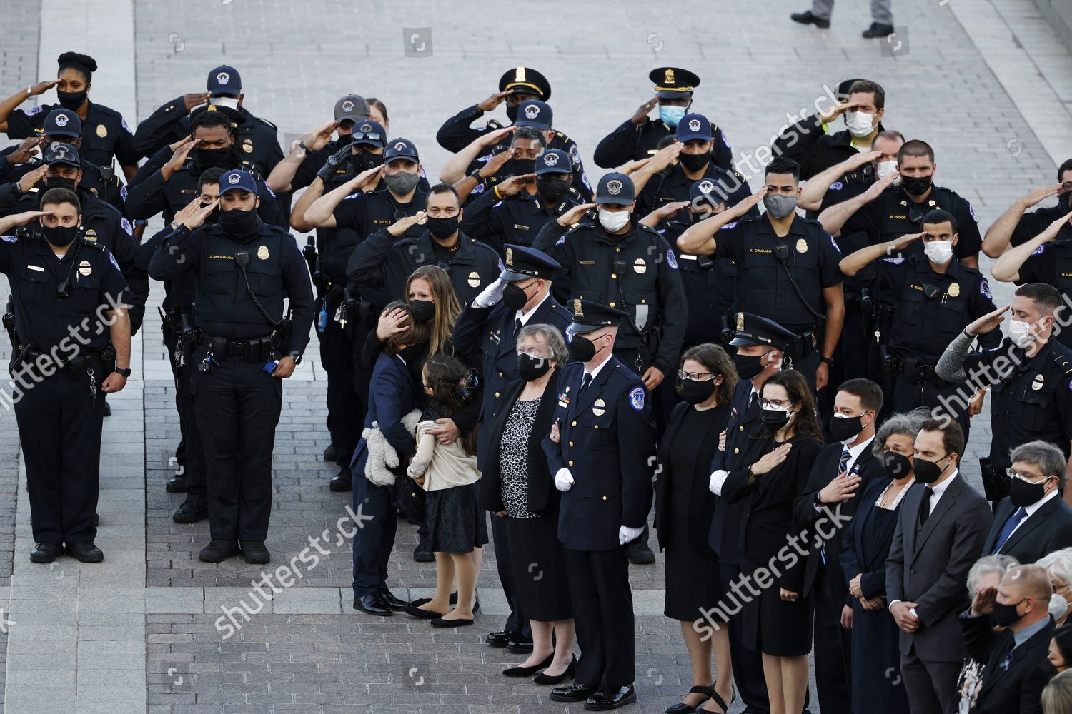 Us Capitol Police Officers Family Members Editorial Stock Photo - Stock ...