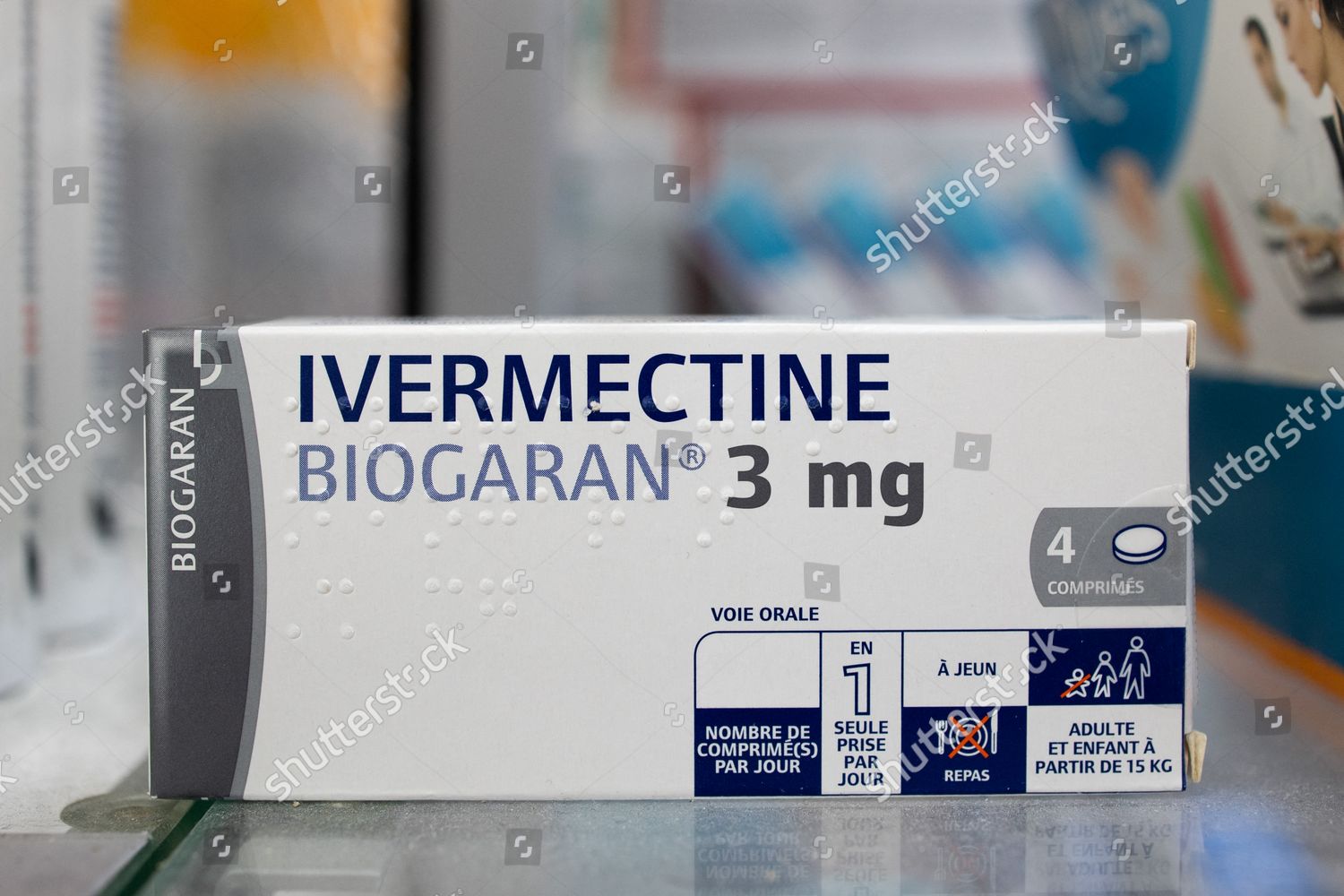 Illustration Box Ivermectine Drug Pharmacy Paris Editorial Stock Photo ...