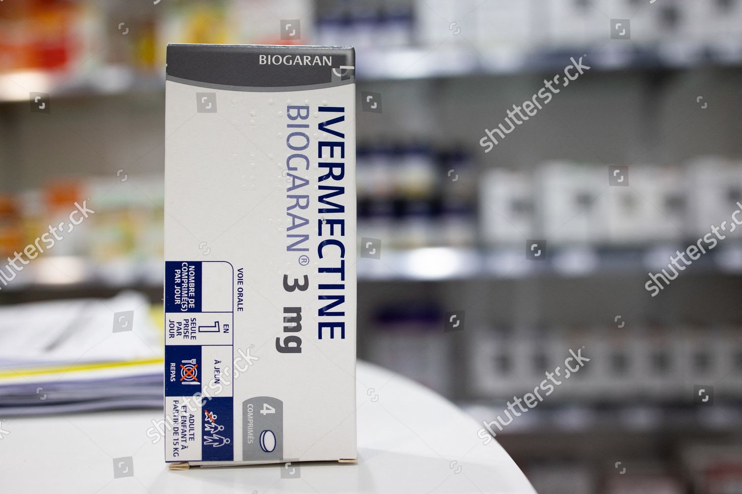 Illustration Box Ivermectine Drug Pharmacy Paris Editorial Stock Photo ...