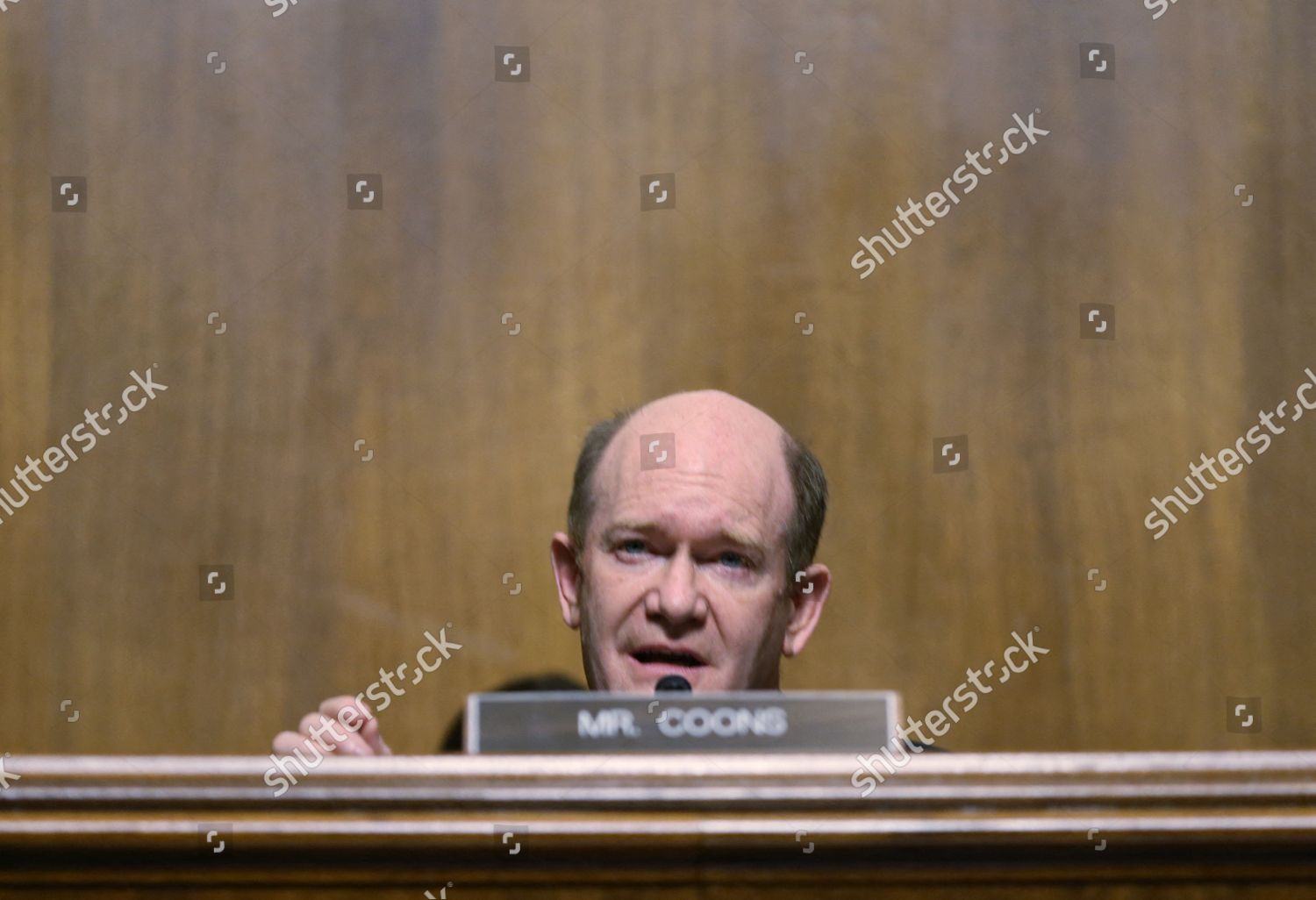 Chairman Sen Christopher Coons Dde Makes Editorial Stock Photo - Stock ...