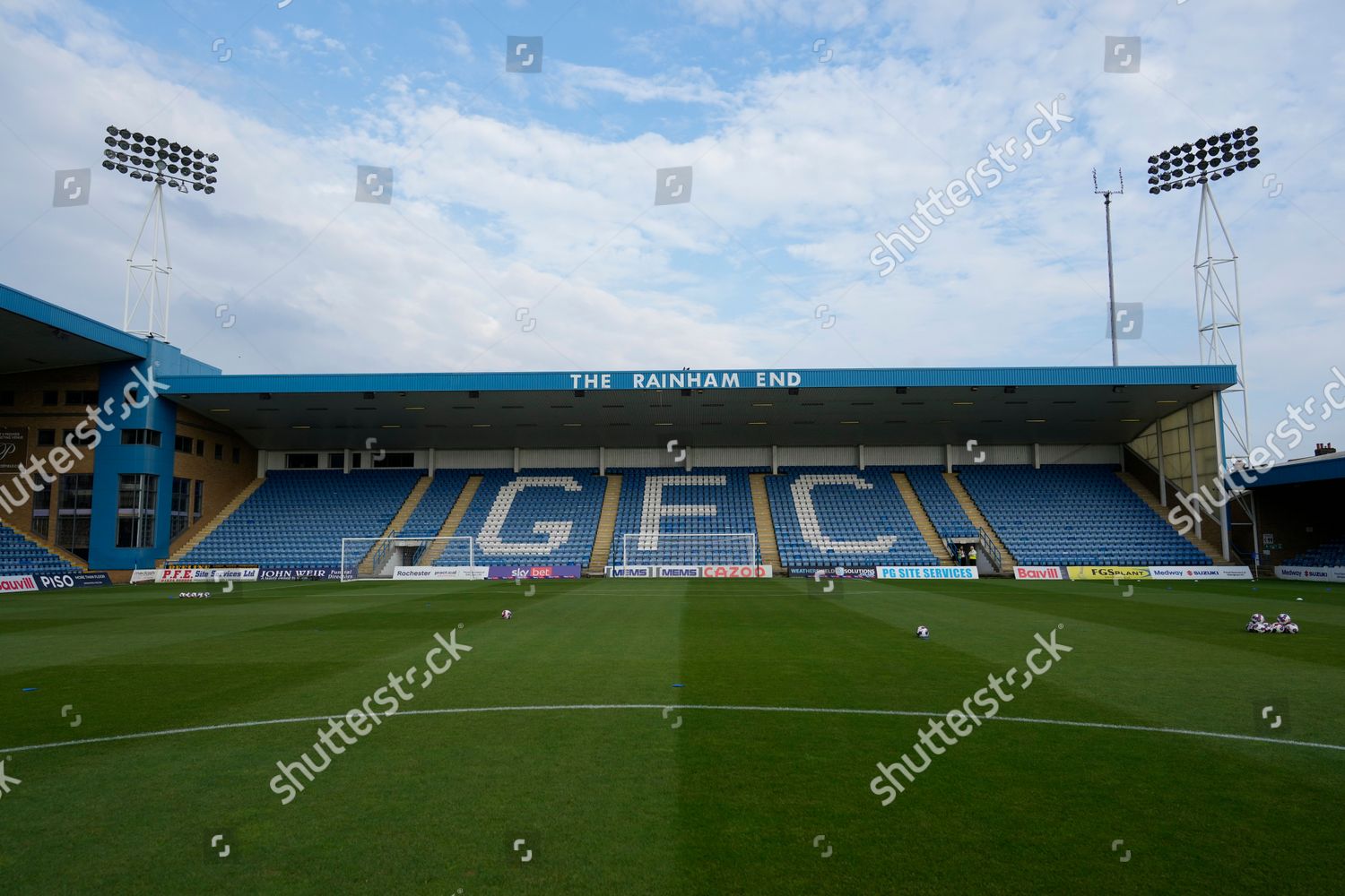 General View Priestfield Stadium Home End Editorial Stock Photo - Stock ...