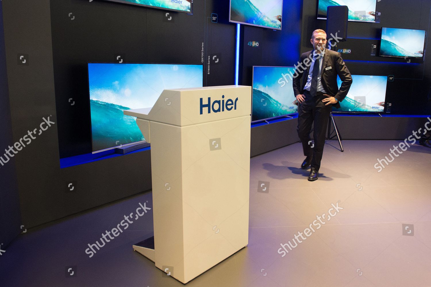 Ceo Haier Europe Yannick Fierling Delivers Editorial Stock Photo ...