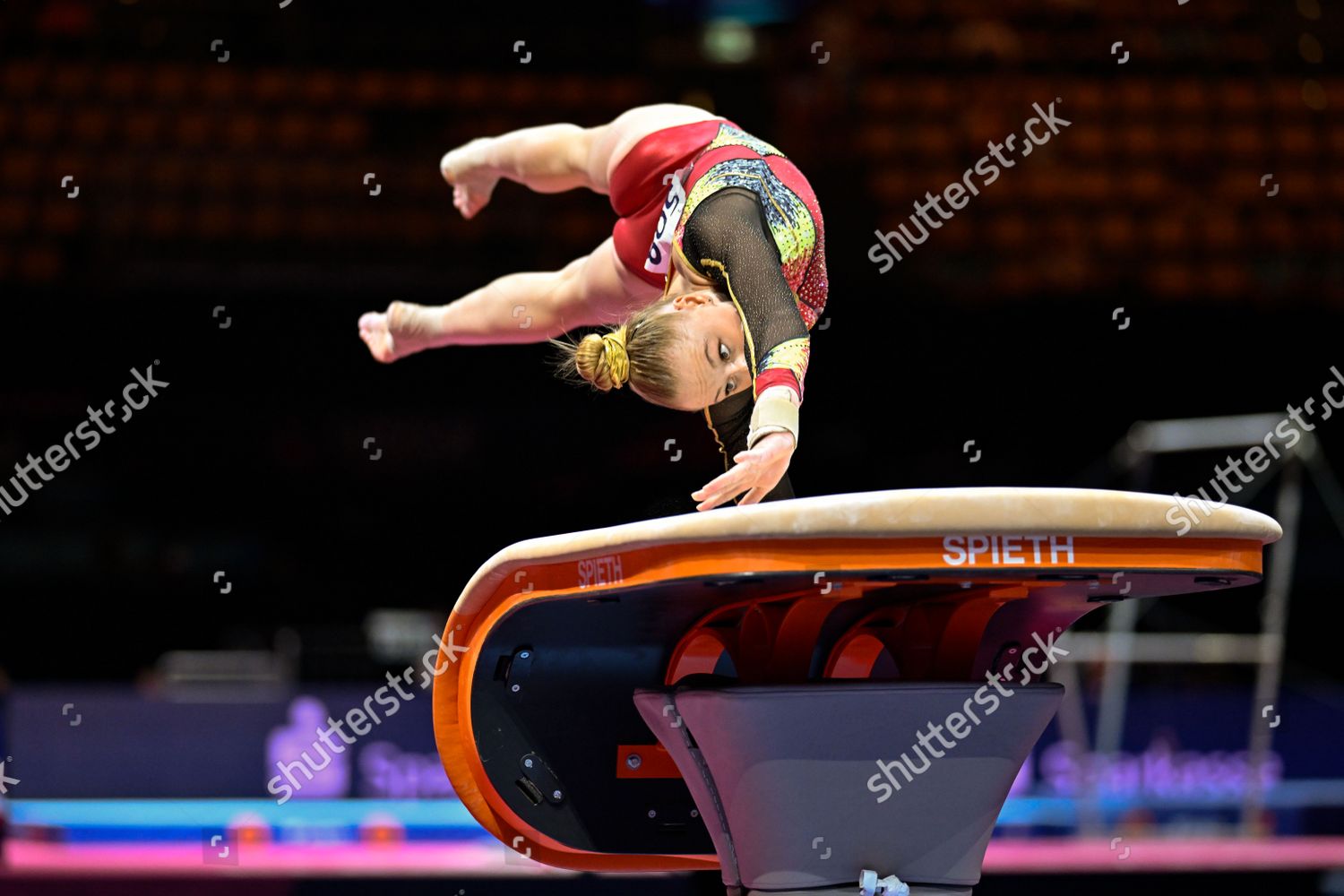 Belgian Gymnast Lisa Vaelen Pictured Action Editorial Stock Photo ...