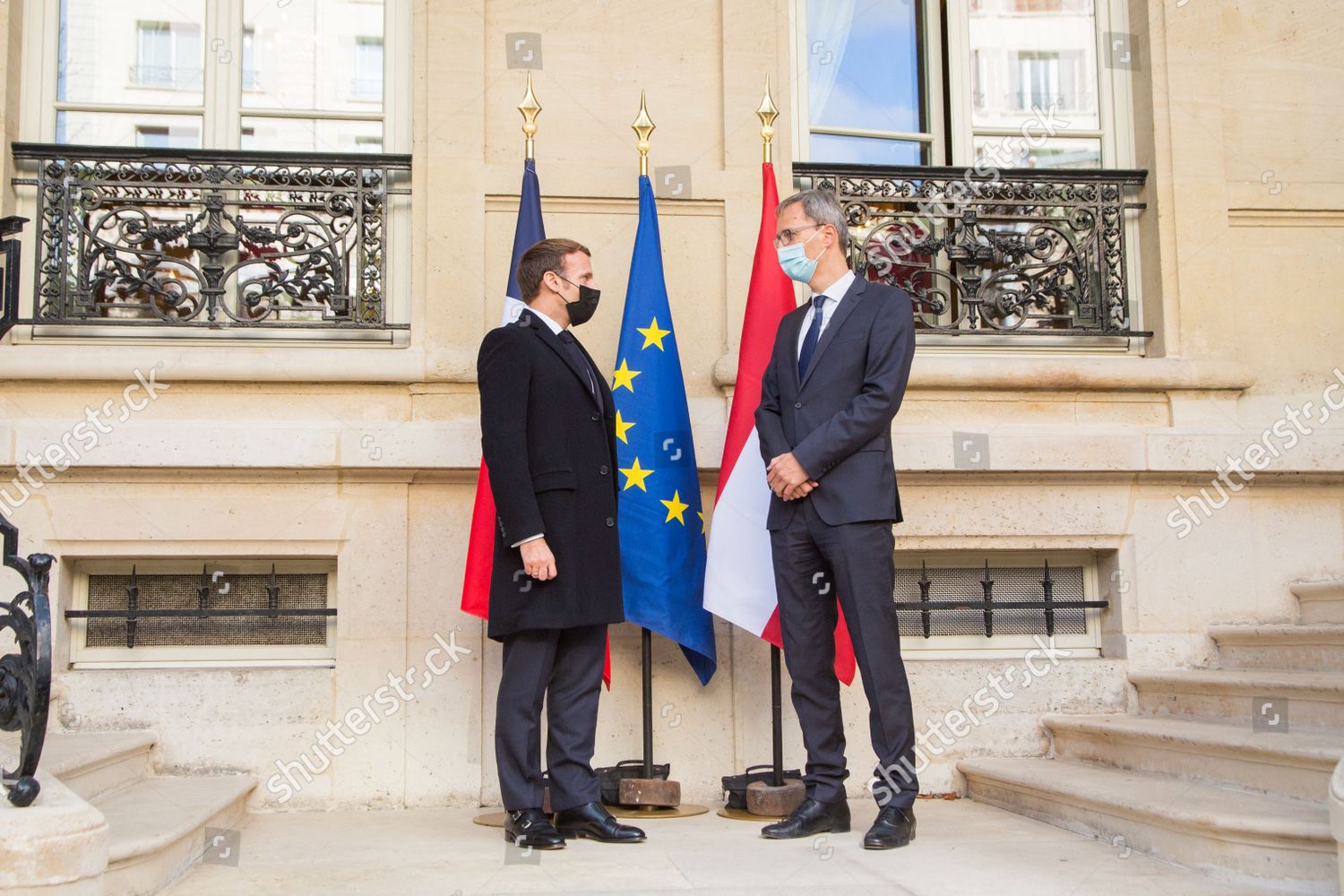 French President Emmanuel Macron Signs Book Editorial Stock Photo ...