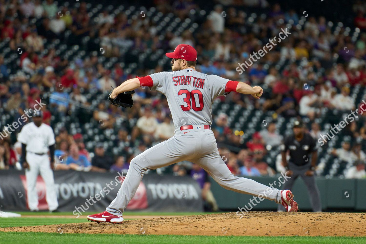Saint Louis Pitcher Chris Stratton 30 Editorial Stock Photo - Stock ...