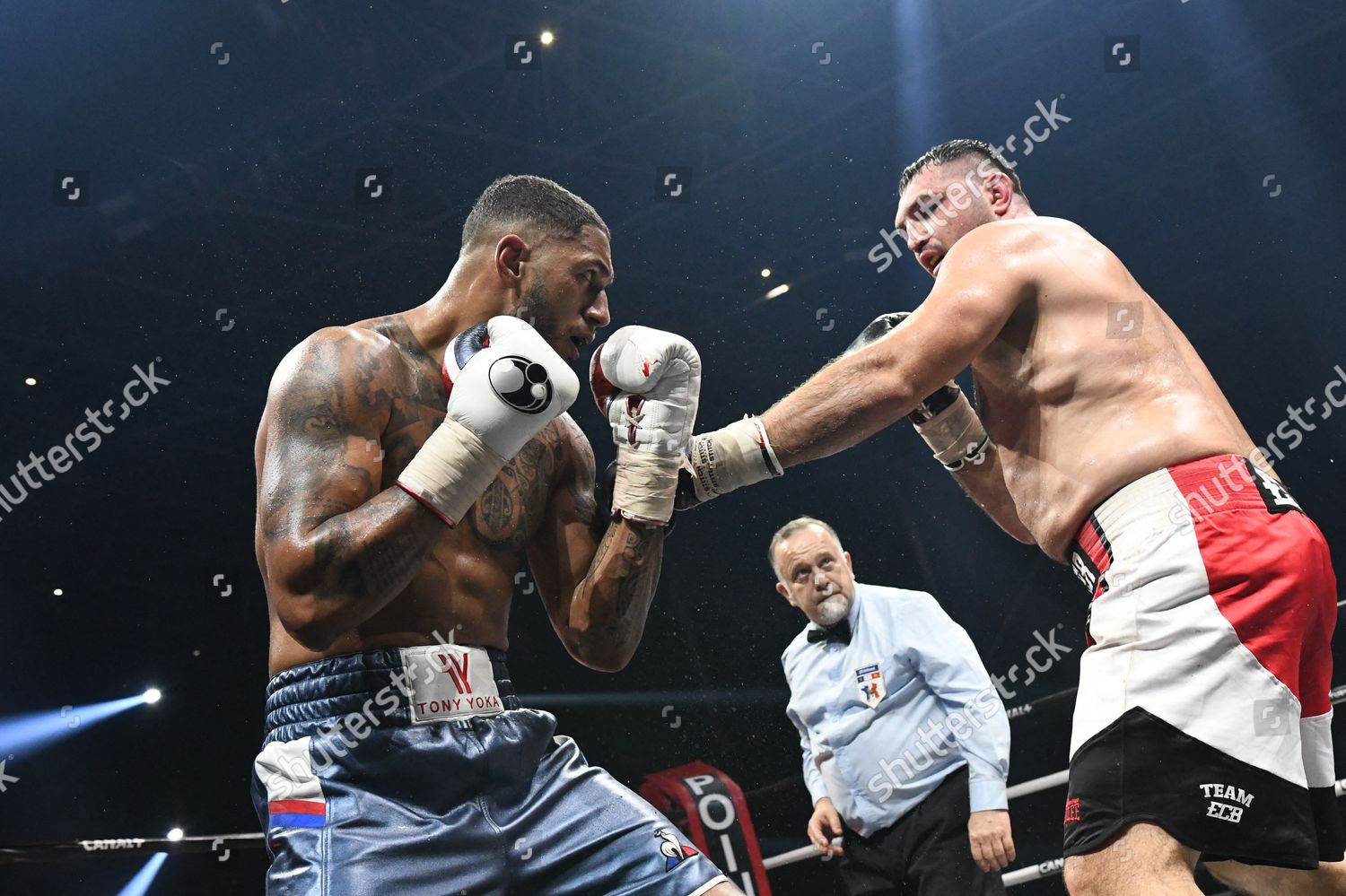 French Boxer Tony Yoka During His Editorial Stock Photo - Stock Image ...