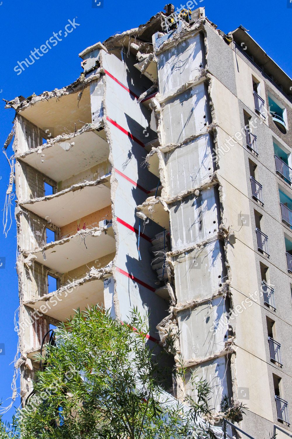Demolition Bar Public Housing Allonnes Sarthe Editorial Stock Photo ...