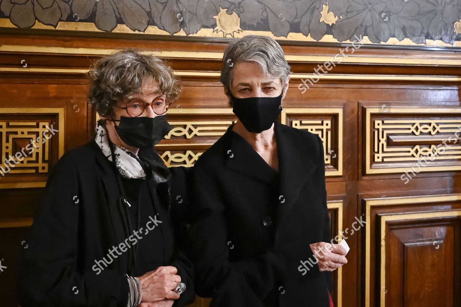 Sarah Moon Charlotte Rampling Attend Yohji Editorial Stock Photo ...