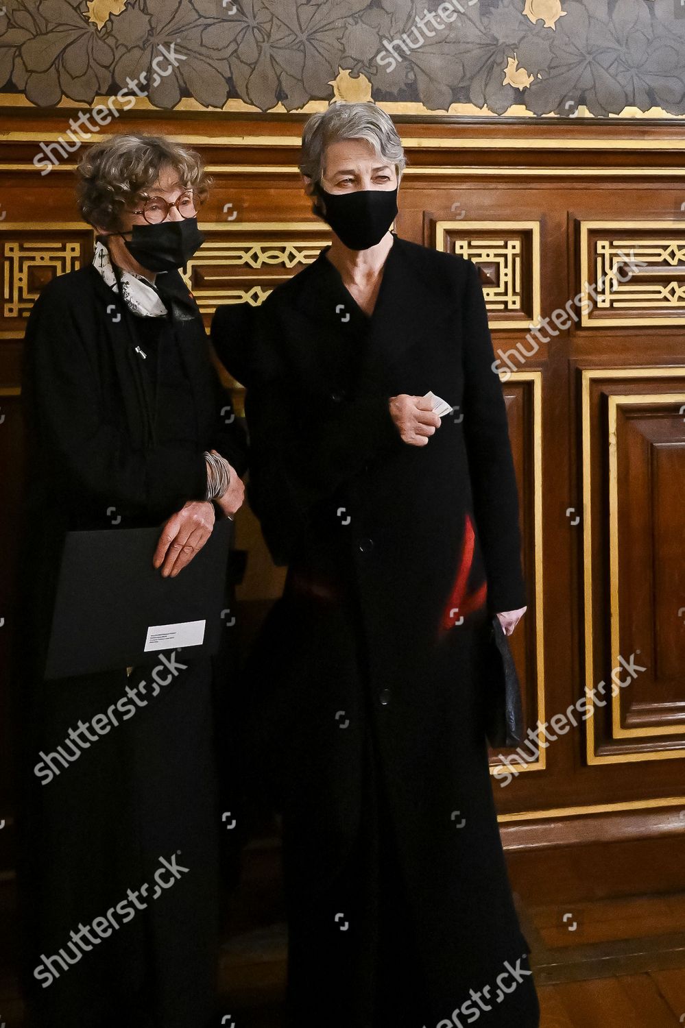 Sarah Moon Charlotte Rampling Attend Yohji Editorial Stock Photo ...
