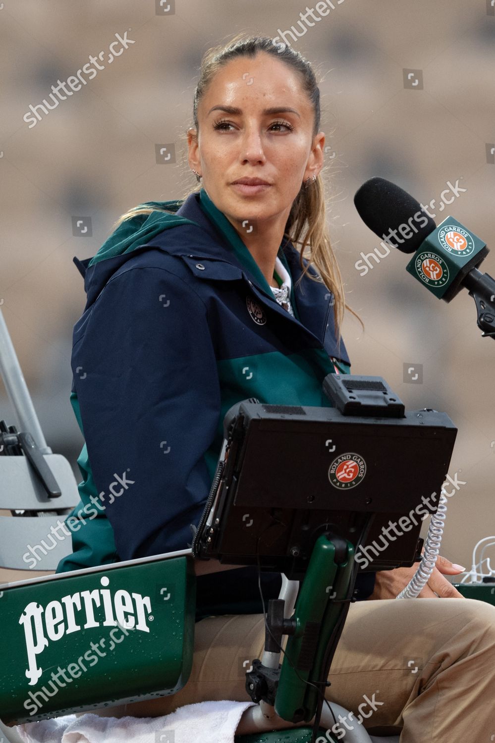 Chair Umpire Marijana Veljovic Looks On Editorial Stock Photo - Stock ...