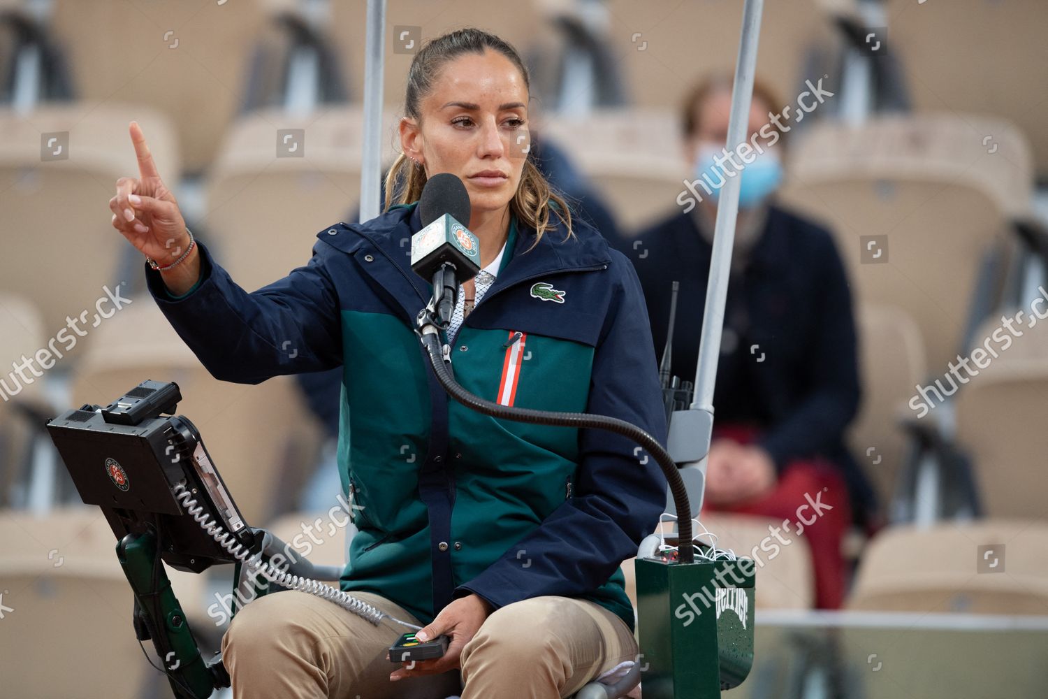 Chair Umpire Marijana Veljovic Looks On Editorial Stock Photo - Stock ...