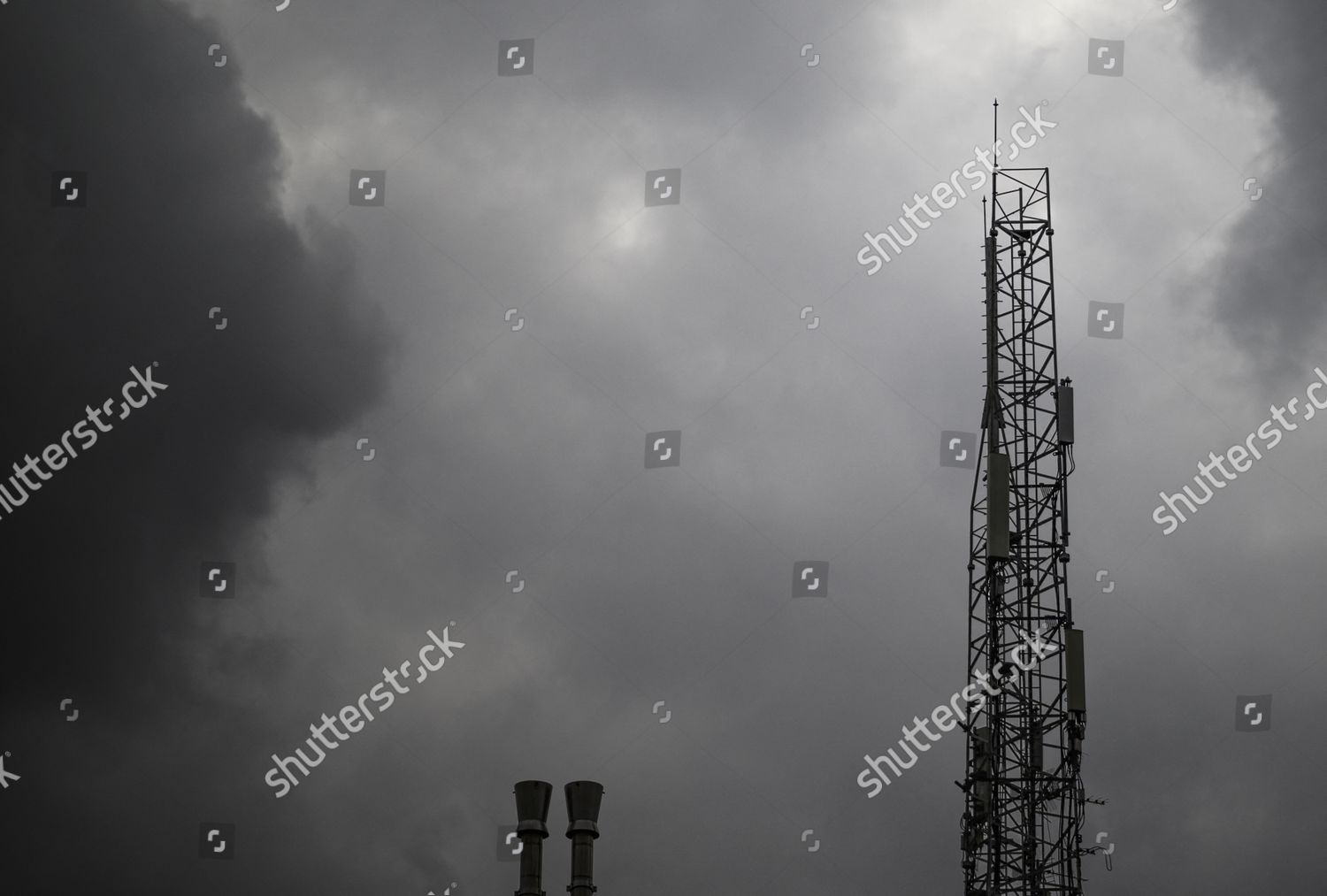 5g Antenna Seen On October 12 Editorial Stock Photo - Stock Image ...