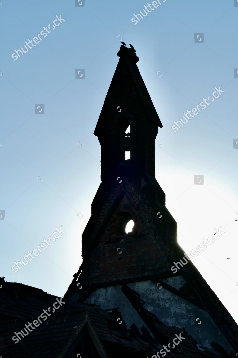Charred Remains Burnt Out Church All Editorial Stock Photo - Stock ...