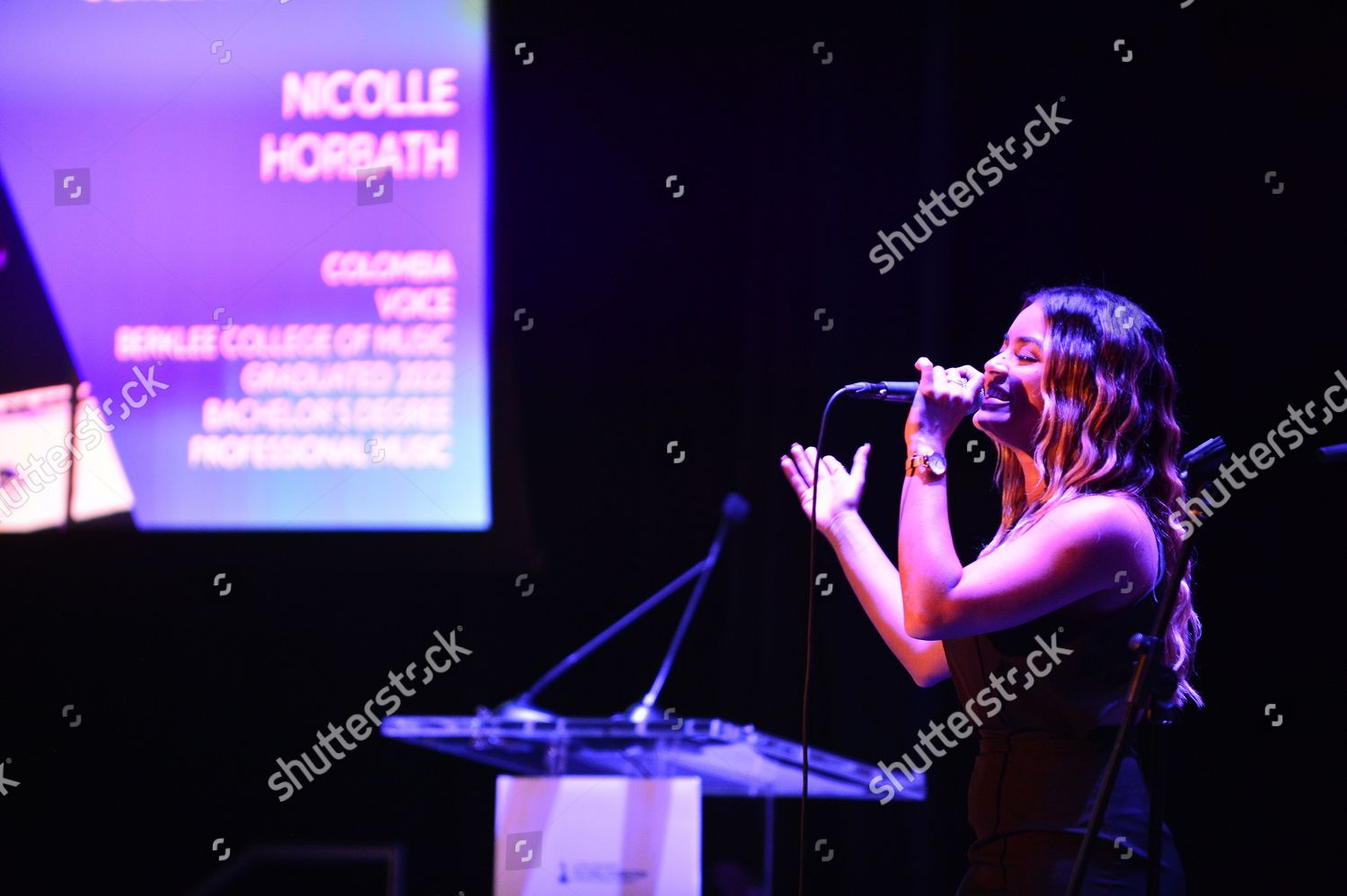 Nicolle Horbath Winner Carlos Vives 2018 Editorial Stock Photo - Stock ...