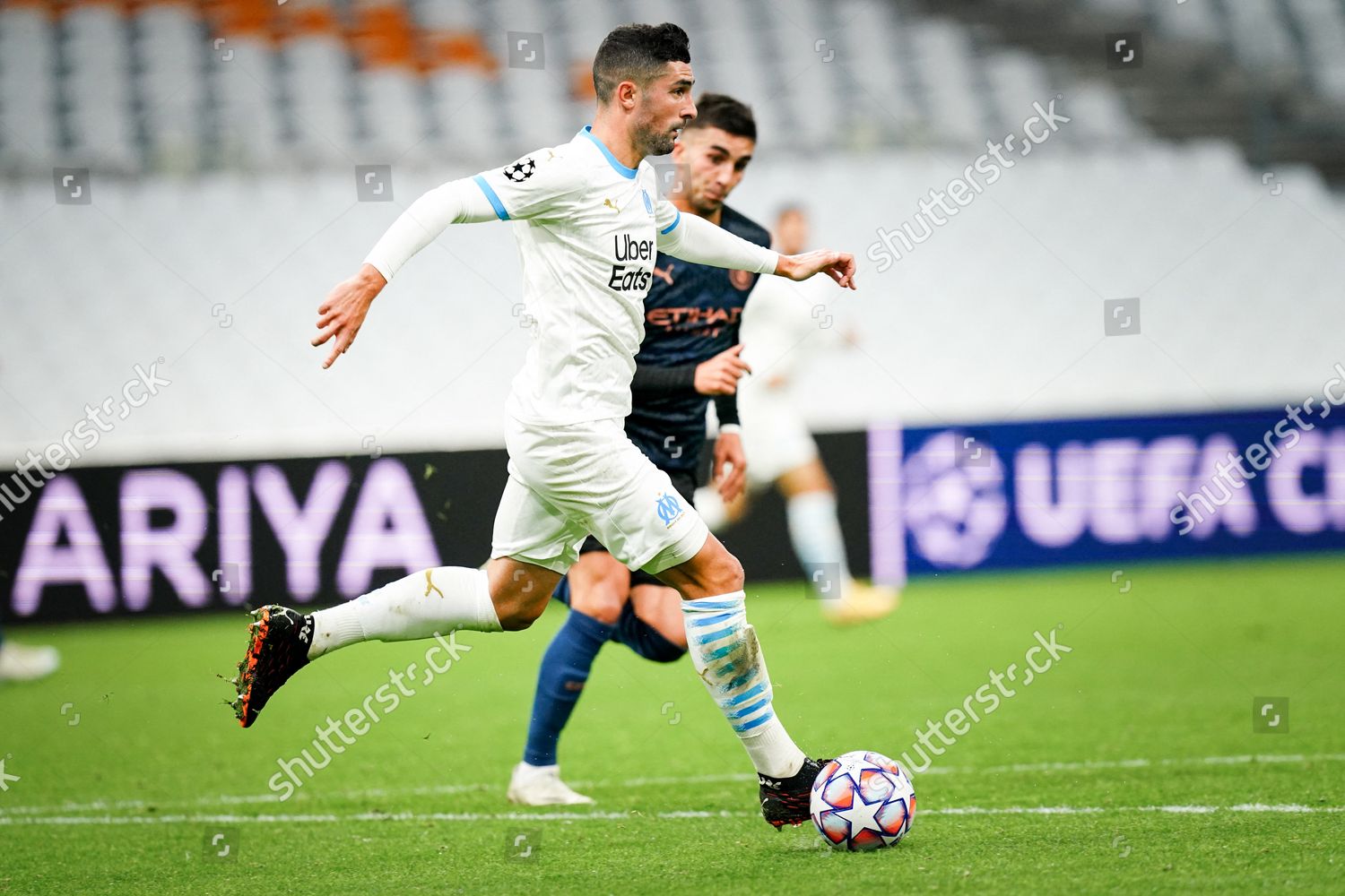 Alvaro Gonzalez Om During Champions League Editorial Stock Photo ...