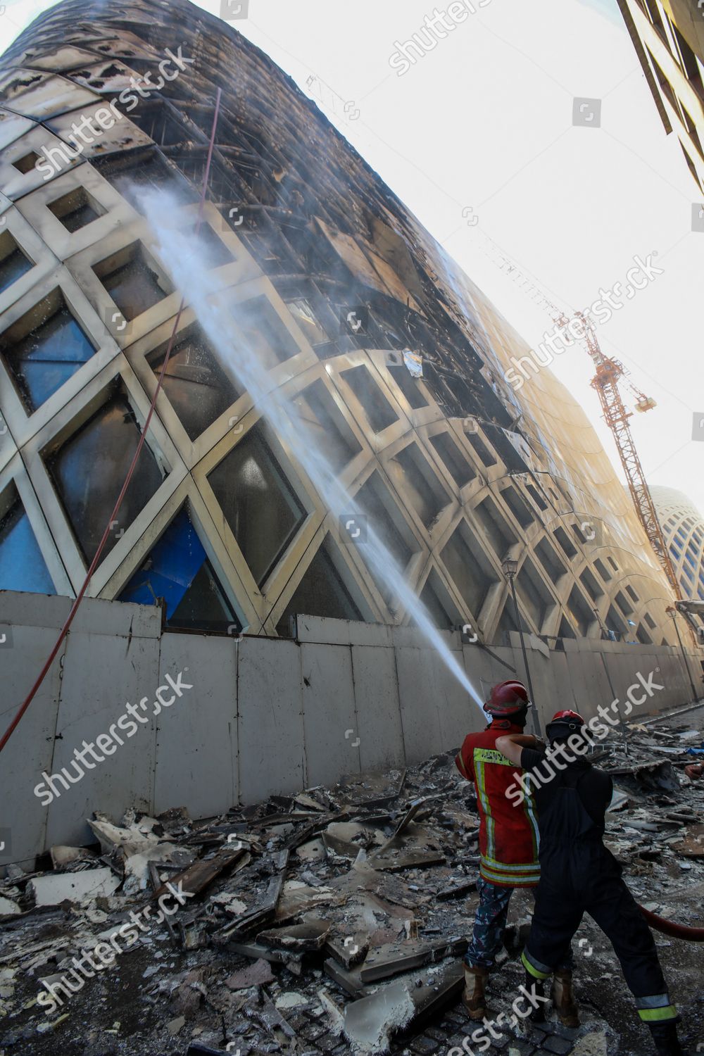 Fire Broke Out This Zaha Hadid Editorial Stock Photo - Stock Image ...