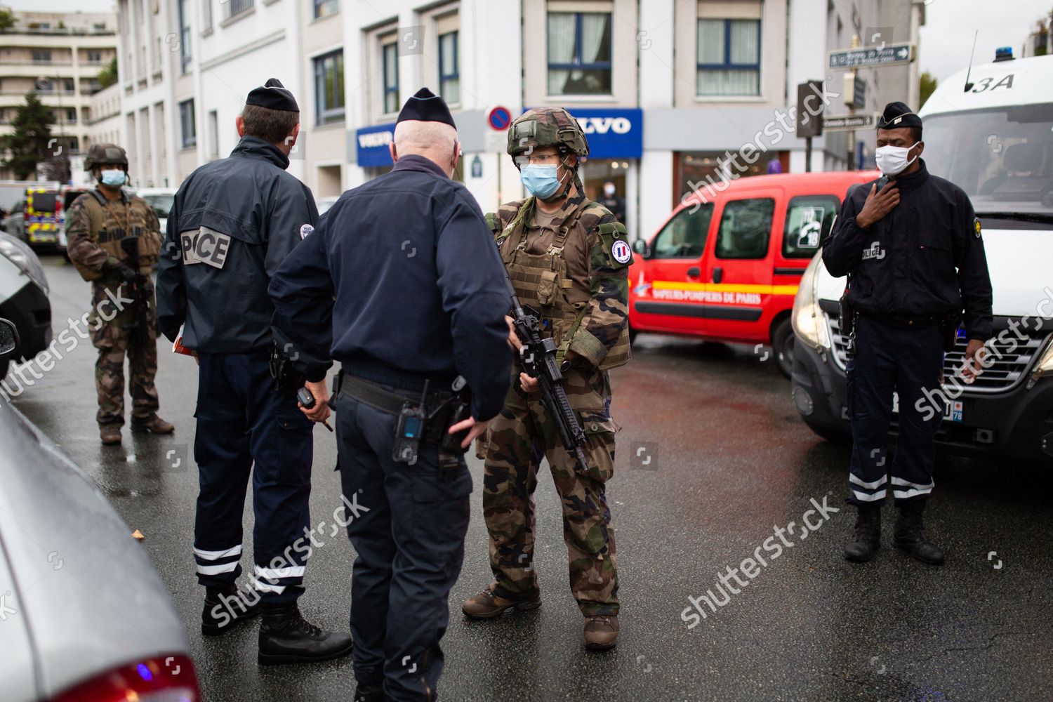 French Army Military Forces Gather Around Editorial Stock Photo - Stock ...
