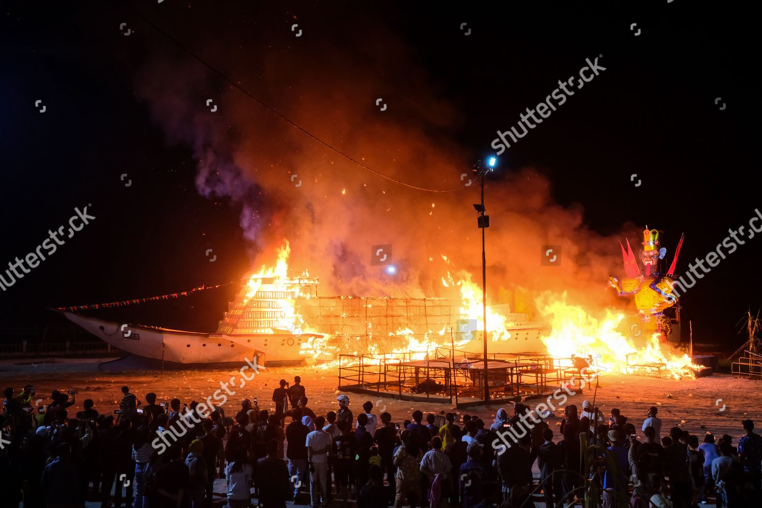 Chinesecelebrating Hungry Ghost Festival Called Chit Editorial Stock ...