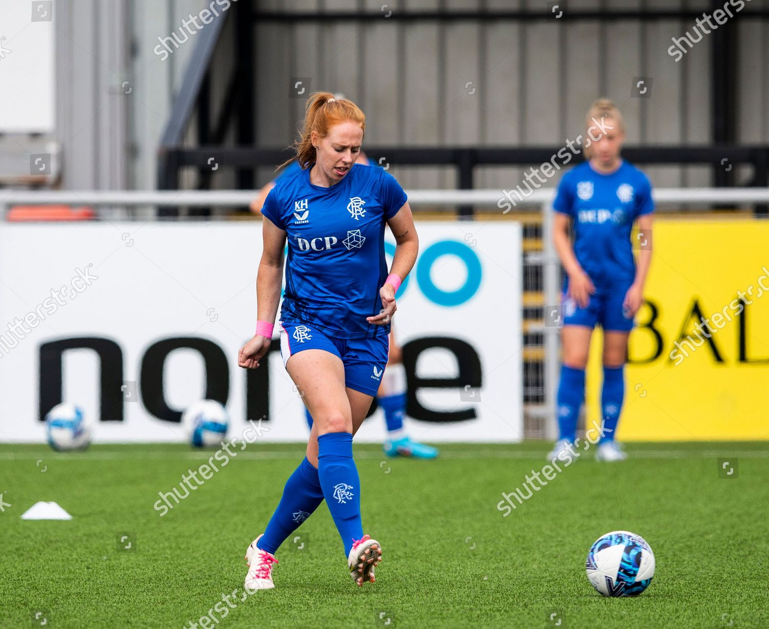 Rangers Womens Defender Kathryn Hill Warms Editorial Stock Photo ...