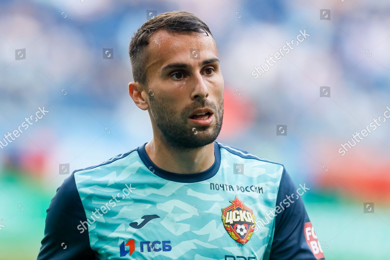 Milan Gajic Cska Moscow Looks On Editorial Stock Photo - Stock Image ...