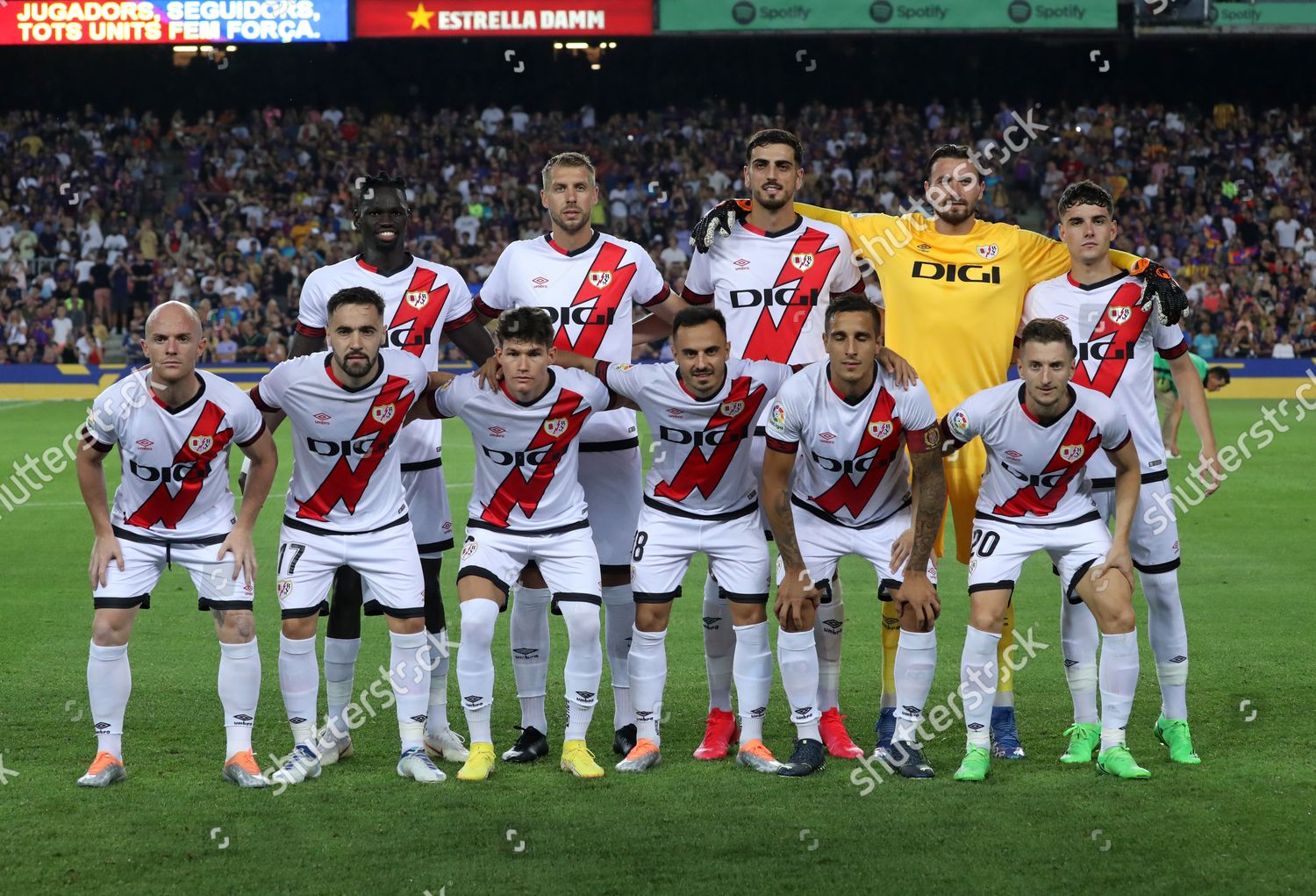 Rayo Team During Match Between Fc Editorial Stock Photo - Stock Image ...